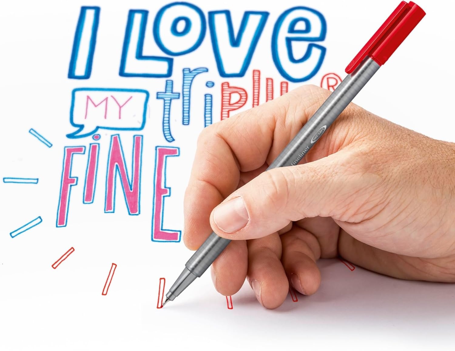 STAEDTLER Fineliner triplus Writing Pens – 30 Count Fiber Tip Pens ...